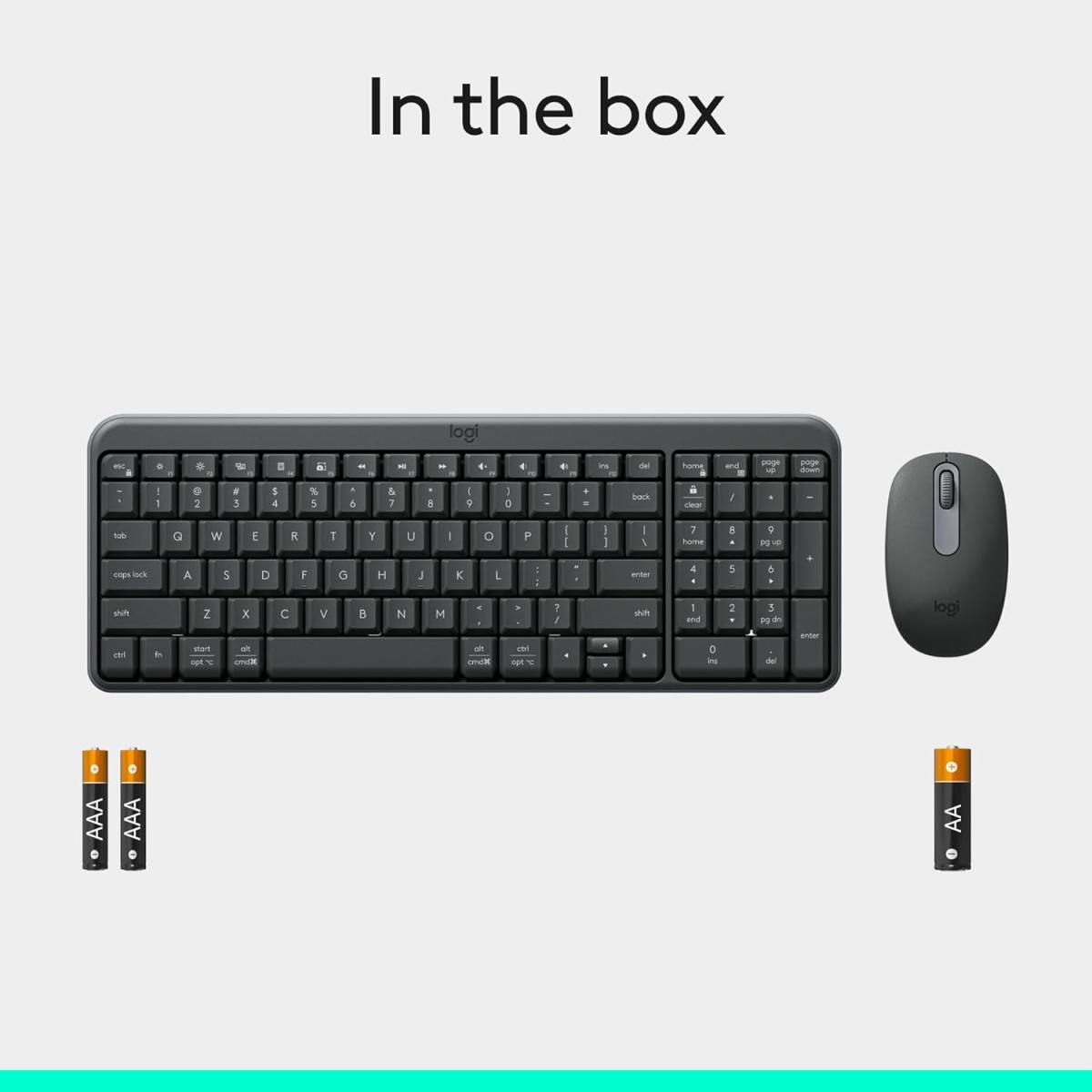 Logitech MK250 Bluetooth Wireless Mouse and Keyboard Combo: Fast & Easy ...