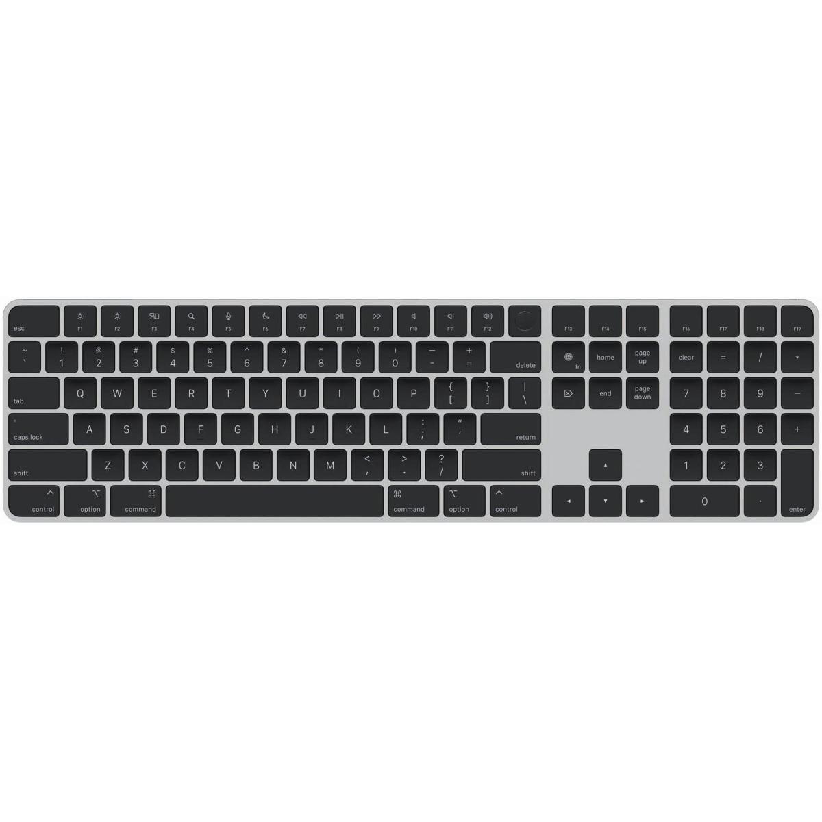 Apple Wireless Magic Keyboard With Touch ID & Numeric Keypad For Mac ...