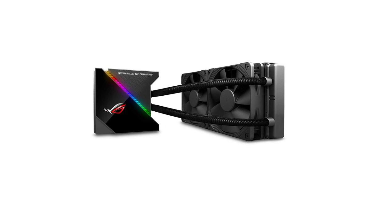 Asus ROG Ryujin 240 all-in-one liquid CPU cooler with LiveDash color ...