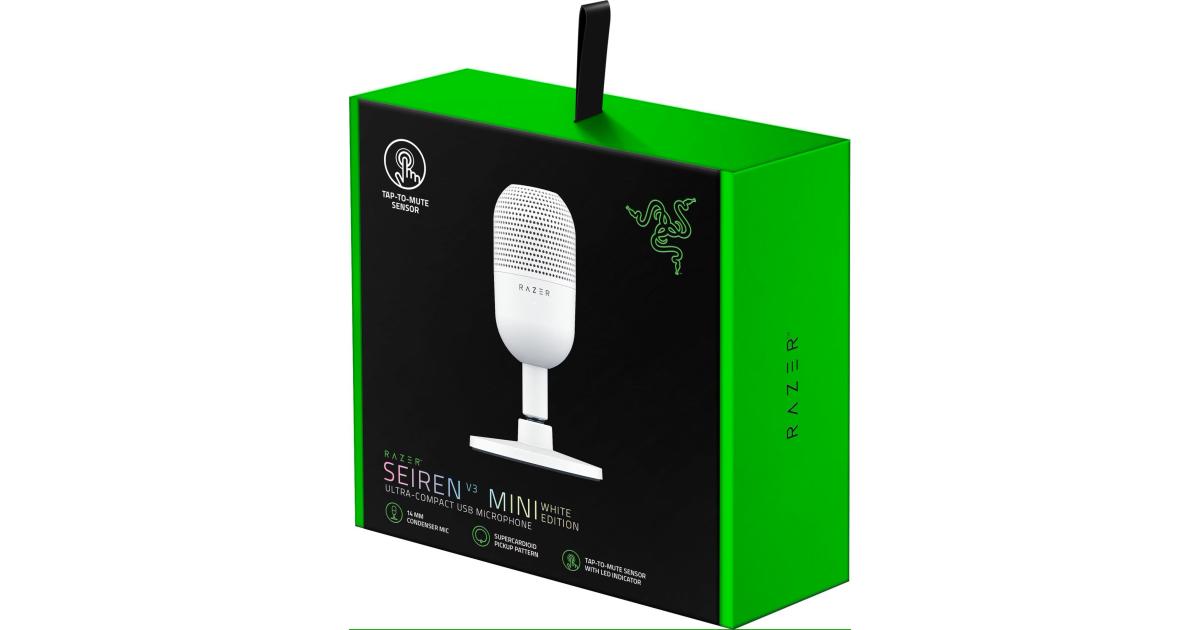 Razer Seiren V3 Mini Ultra Compact Condenser USB Microphone w ...