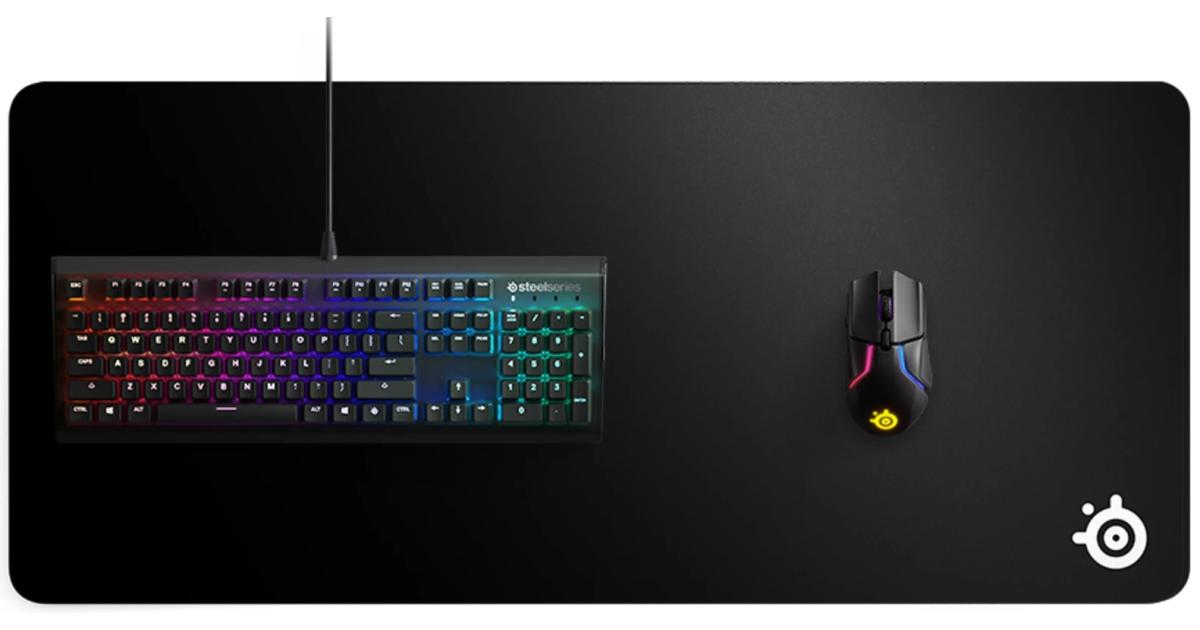SteelSeries QcK XXL Low Profile Cloth Gaming Mouse Pad Thick Cloth (900 ...