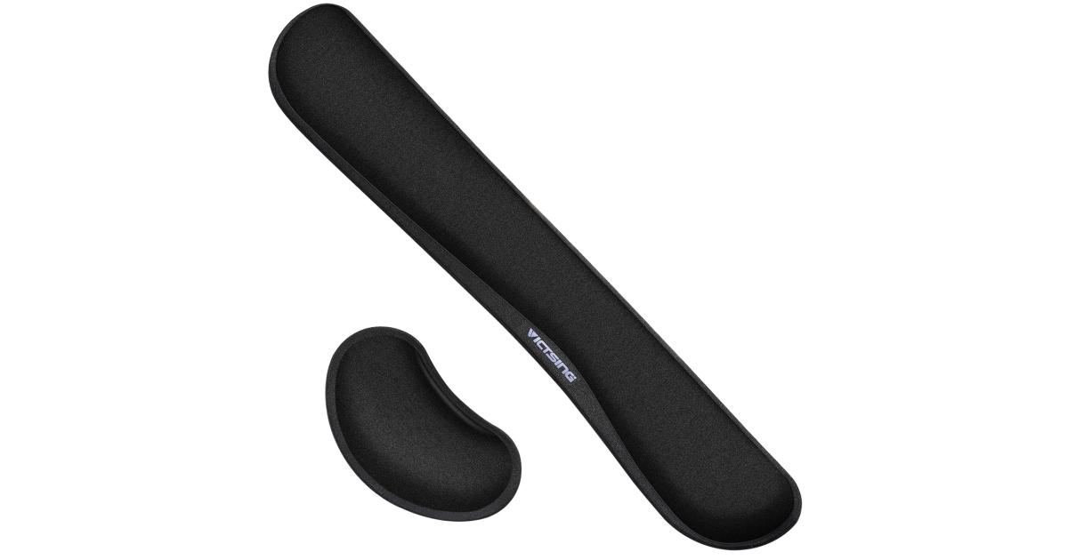 VICTSING Memory Foam Set 2in1 (Keyboard & Mouse) Durable & Comfortable ...