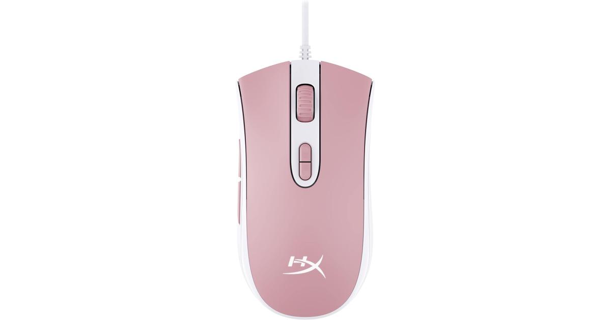 HyperX Pulsefire Core (White-Pink) 6200 DPI With 7 Programmable Buttons ...