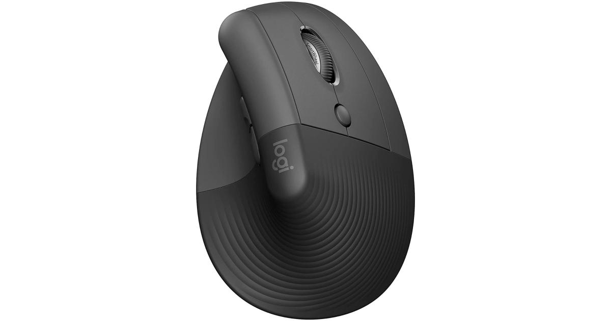 Logitech Lift Vertical Ergonomic Advanced Optical Wireless (Graphite ...
