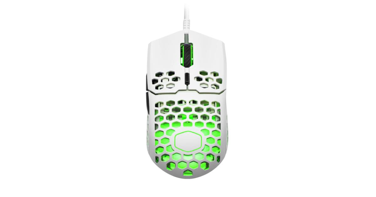 Cooler Master MM711 Matte White RGB 60G with Lightweight 16,000 DPI ...