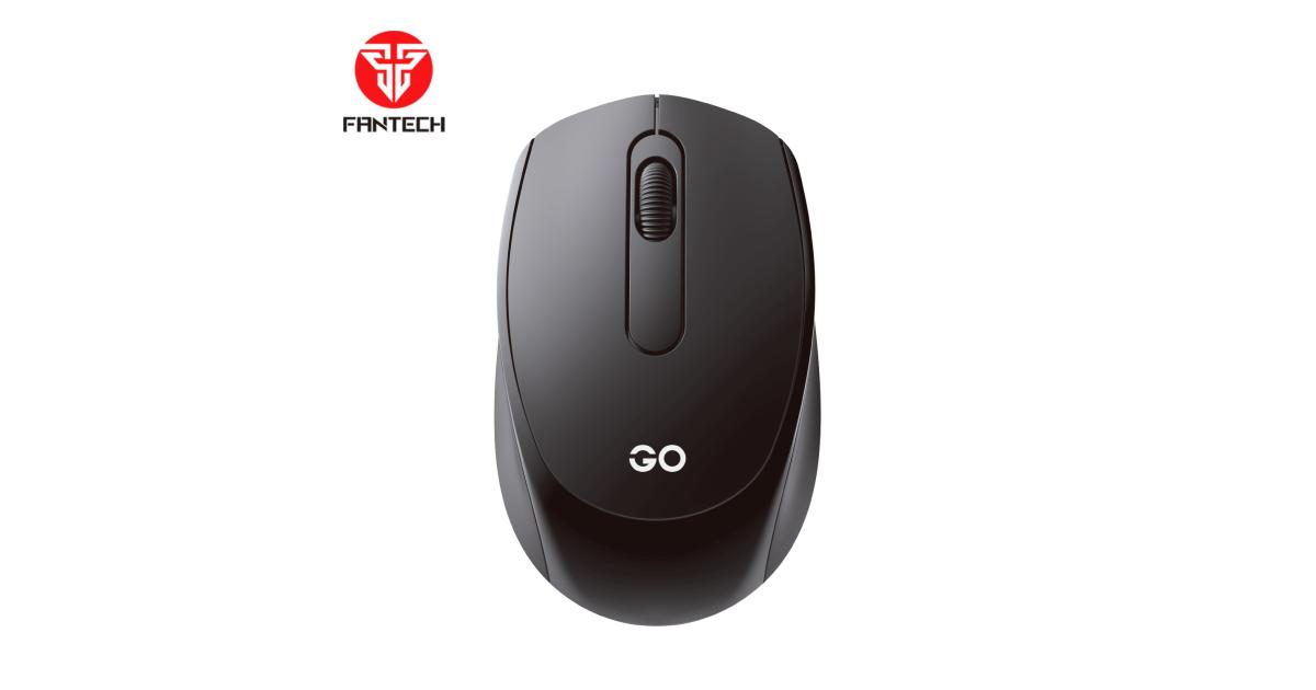 FANTECH GO W603 Wireless Mouse 2.4 Ghz Silent Click 1600 DPi Black | W603 | OS | Jordan