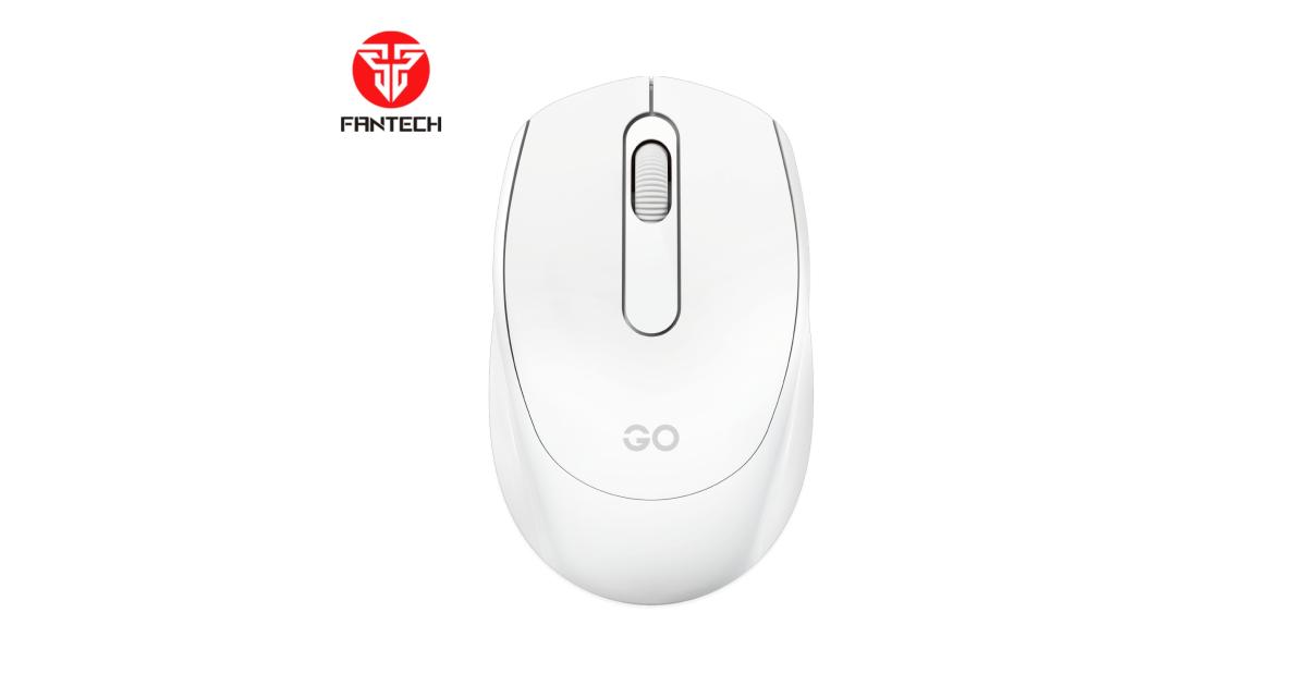 FANTECH GO W603 Wireless Mouse 2.4 Ghz Silent Click 1600 DPi White | W603 | OS | Jordan