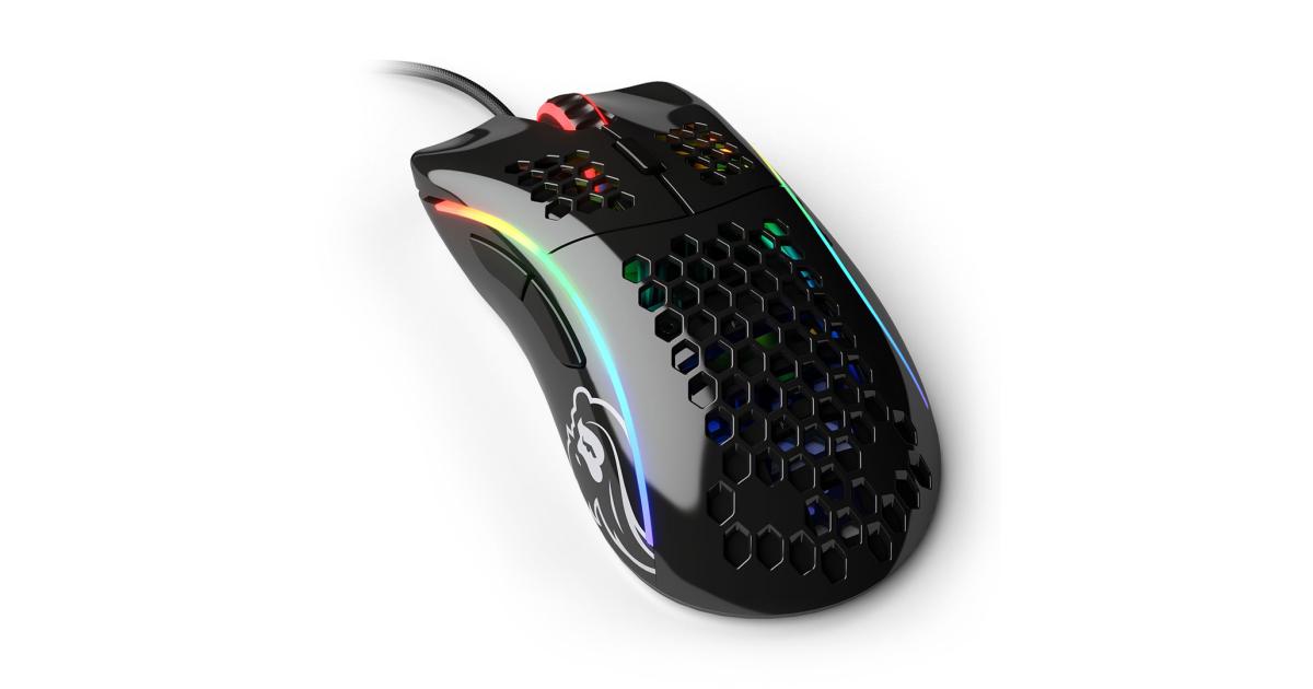 Glorious Model D MINUS (Glossy Black) Gaming Mouse 12000DPI Pixart 3360 ...