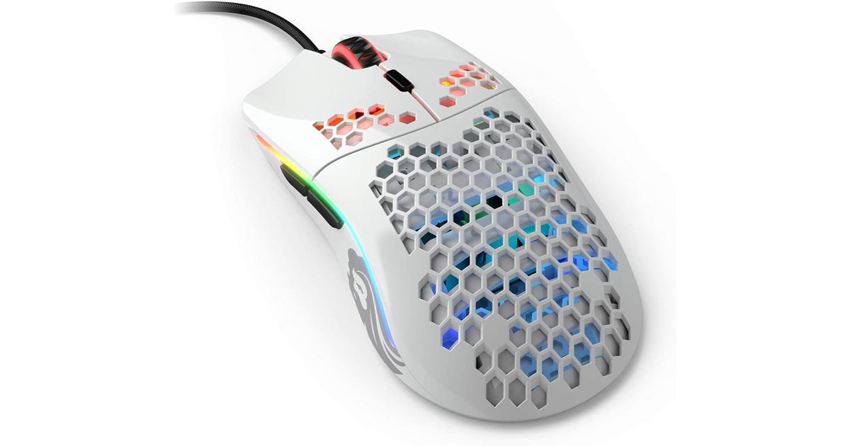 Glorious Model O (Glossy white) Gaming Mouse 12000DPI Pixart 3360 ...