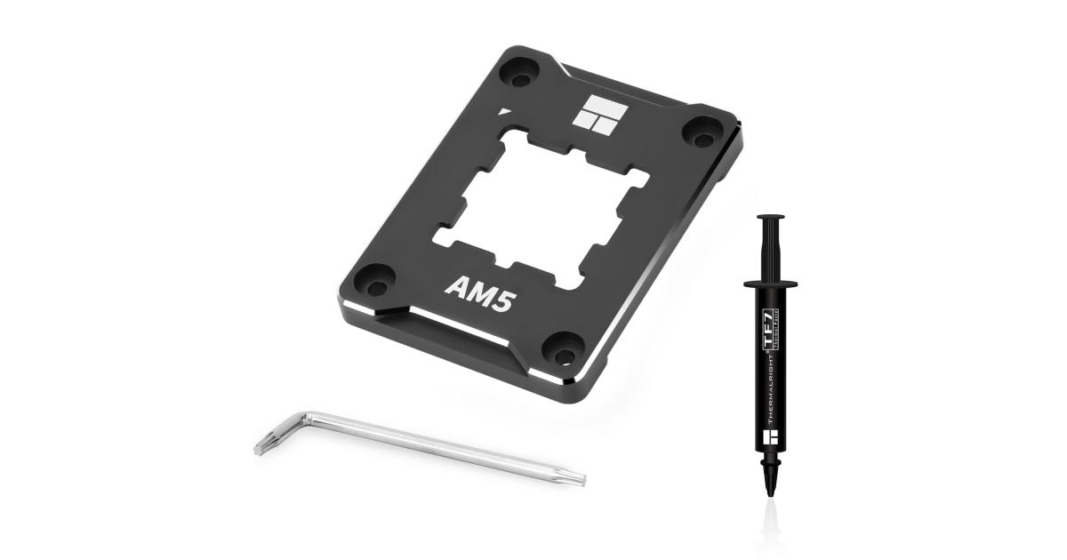 Thermalright AMD AM5 Aluminum Black Contact Frame CPU Socket Anti-Warp ...