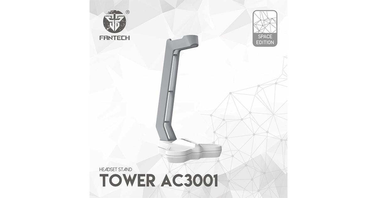 Fantech AC3001S Tower RGB Headset Stand, Headphone Holder - White ...