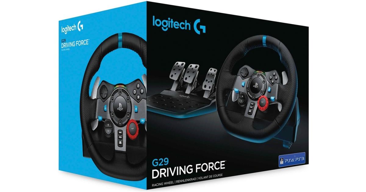 Logitech G29 Driving Force Racing Wheel and Floor Pedals, Real Force ...