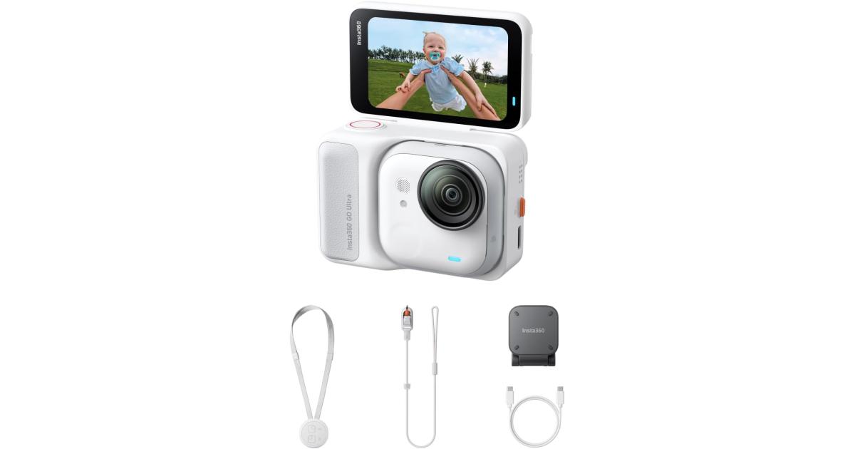 Insta360 GO Ultra Standard Bundle - Tiny Hands-Free 4K Cam, Lightweight ...