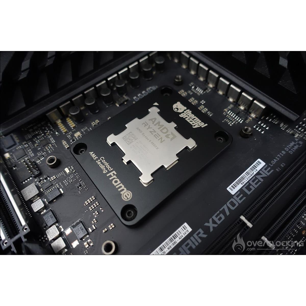 Thermal Grizzly AMD AM5 Aluminum Contact Sealing Frame CPU Socket ...