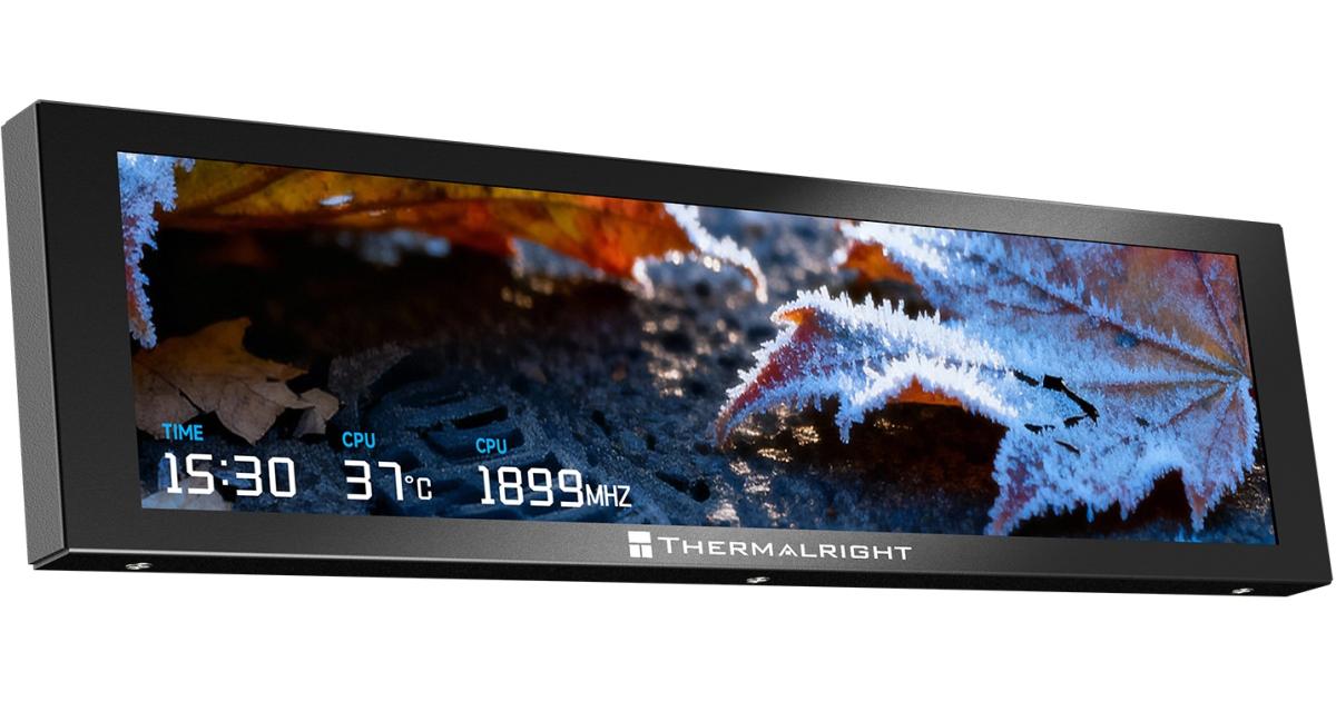Thermalright Trofeo Vision 9.16 IPS LCD BLACK (1920 X 480), USB Type-C ...