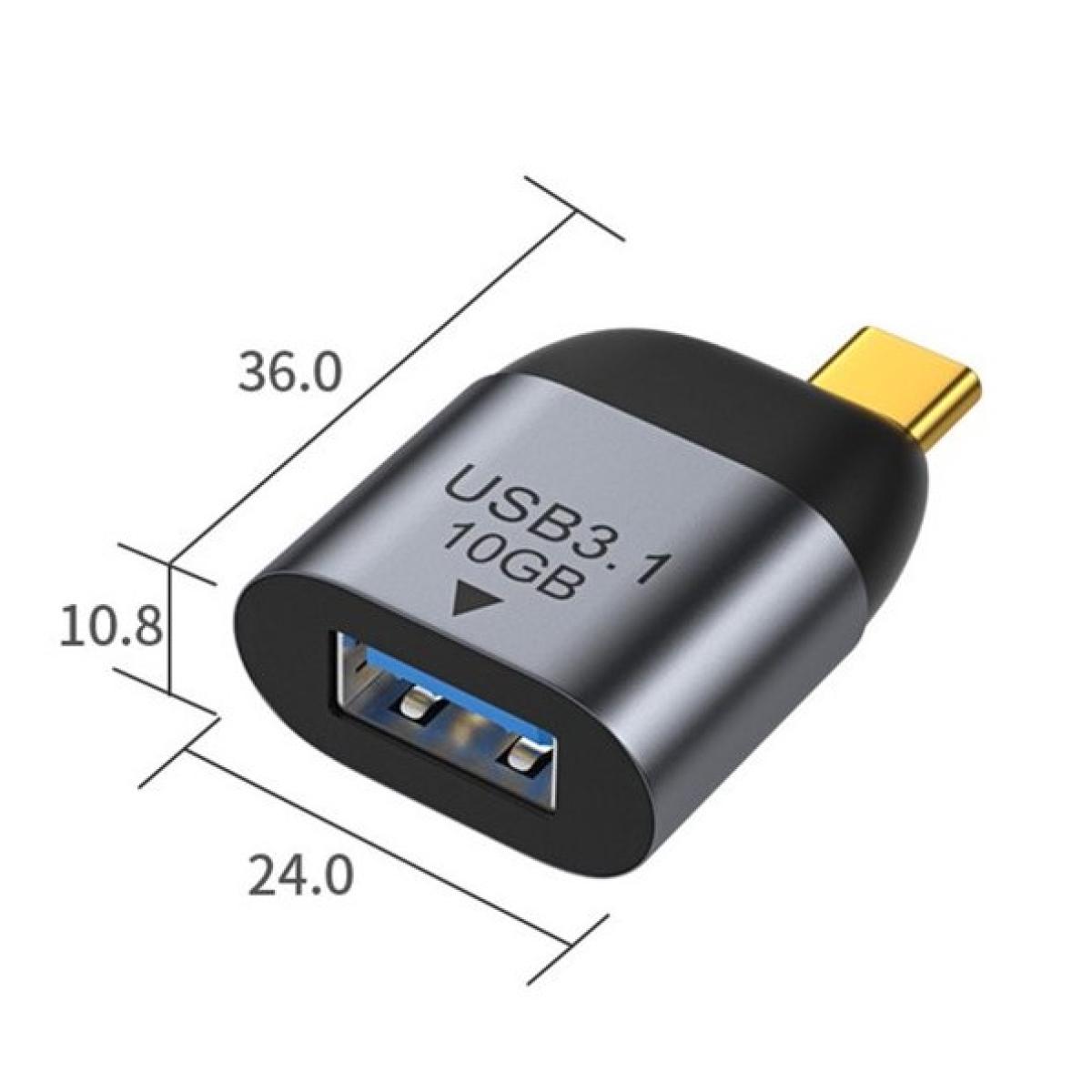 HAING HI-C300-TPU Type-C to USB AF Adapter, Data transmission speed of ...