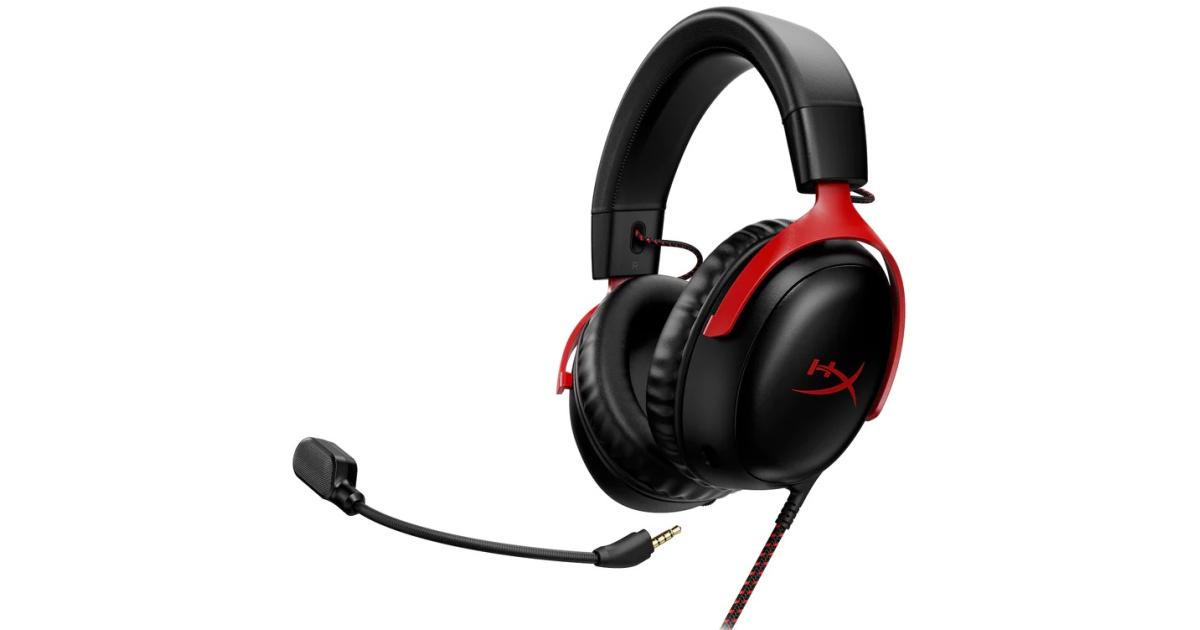 HyperX Cloud III DTS:X Spatial Virtual 3D Surround Sound Gaming Headset ...