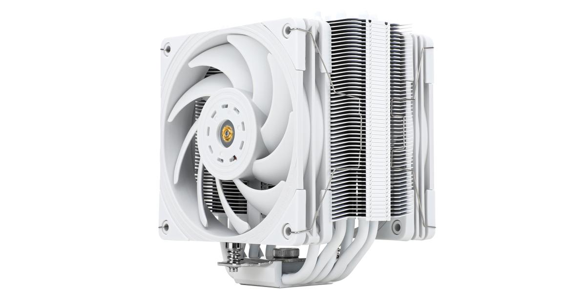 Thermalright Ultra 120EX REV.4 WHITE CPU Air Cooler, Single Tower w/ 6x ...