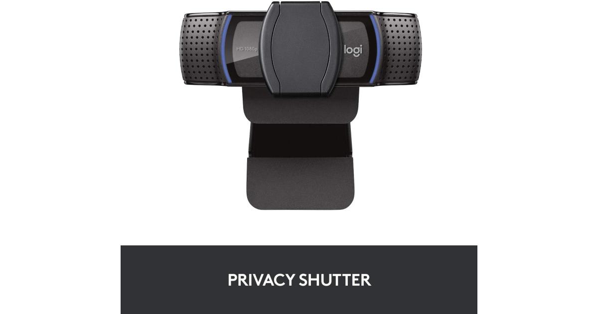 Logitech C920s PRO HD Webcam with Privacy Shutter,Widescreen Video ...