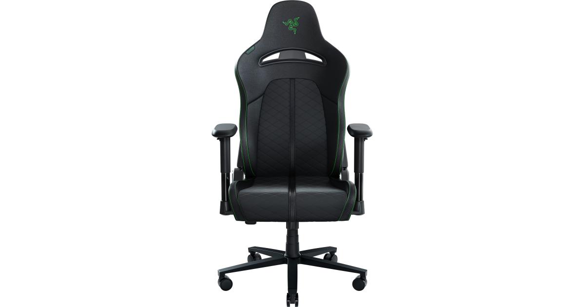 Razer Enki X (Black) Essential Dual Leather & Texture Ergonomic Gaming ...