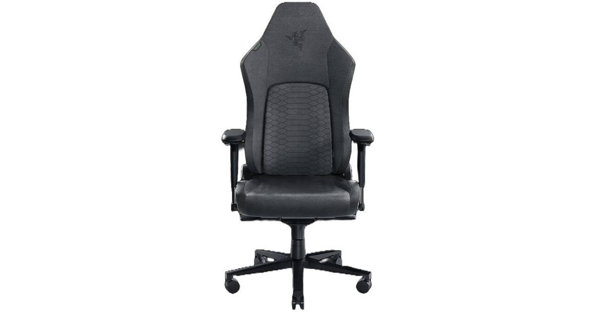 Razer Iskur V2 (Gray) Fabric Ergonomic Gaming Chair w/ High Density ...