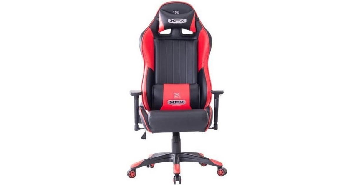 XFX GTR400 Faux Leather Gaming Chair - Red | GTR 400 | OS | Jordan