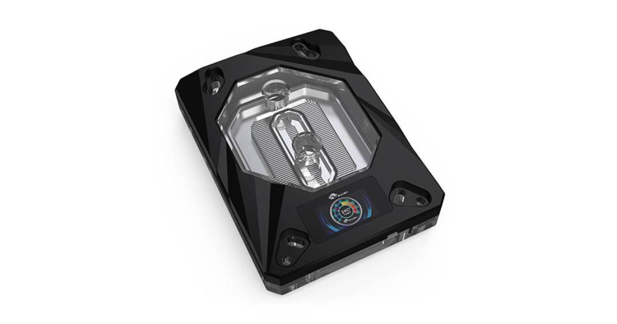 Bykski CPU-RAY-ON-M CPU Water Cooling Block w/ Temp Digital Display ...