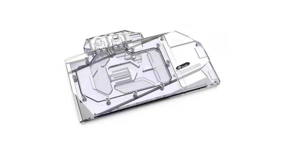 Bykski Full Coverage GPU Water Block and Backplate for ASUS RTX 3080 / ...