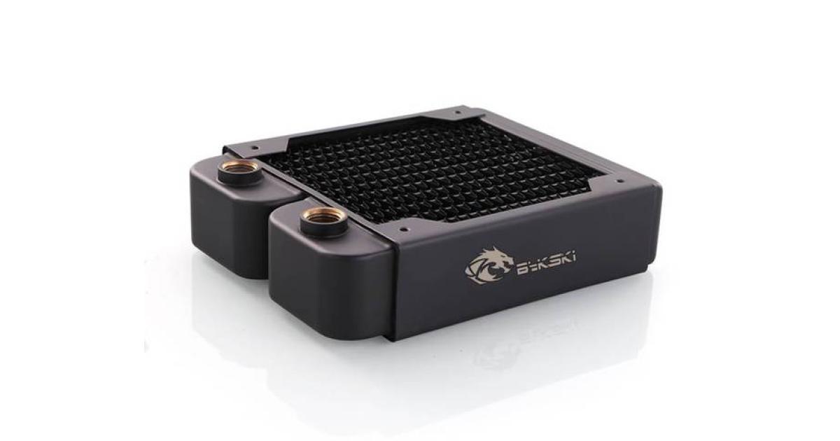 Bykski 120mm x 39mm Copper Radiator - Thick - Black (B-RD120-TK) | B ...