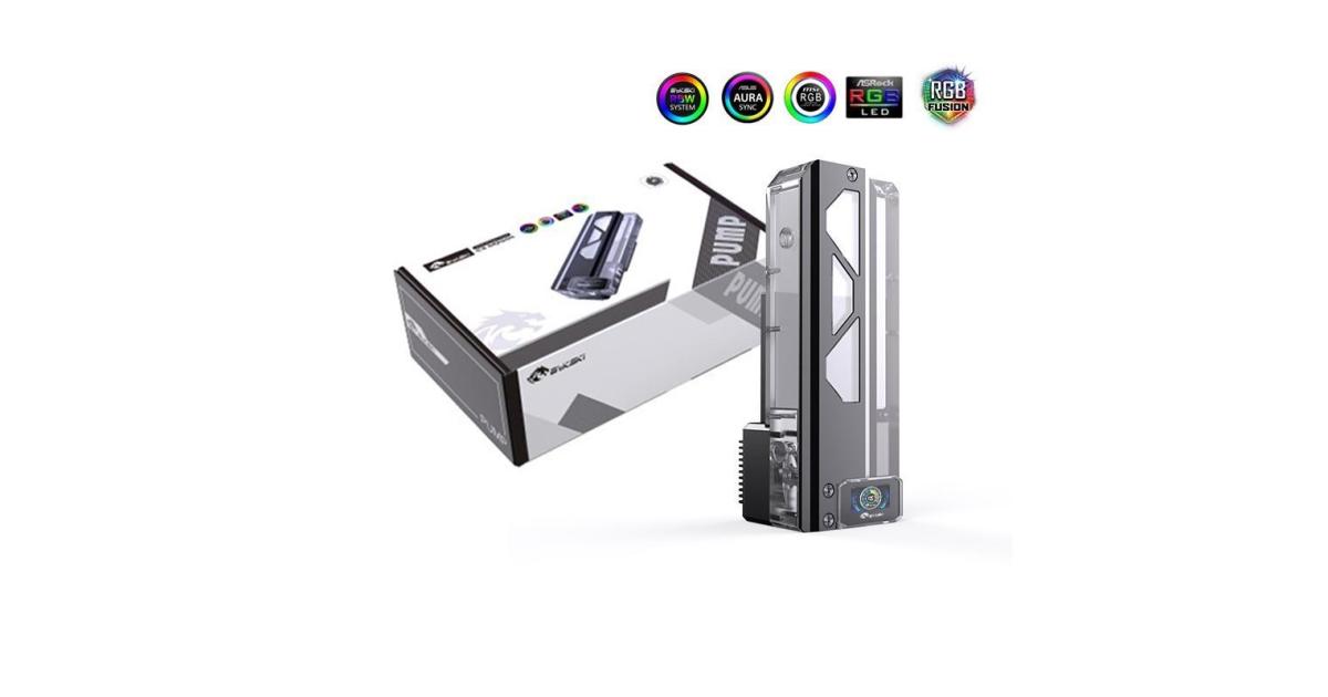 Bykski Square Pump Reservoirs, Matte Acrylic Pump-Reservoir Combination ... Bykski Square Pump Reservoirs, Matte Acrylic Pump-Reservoir Combination ...