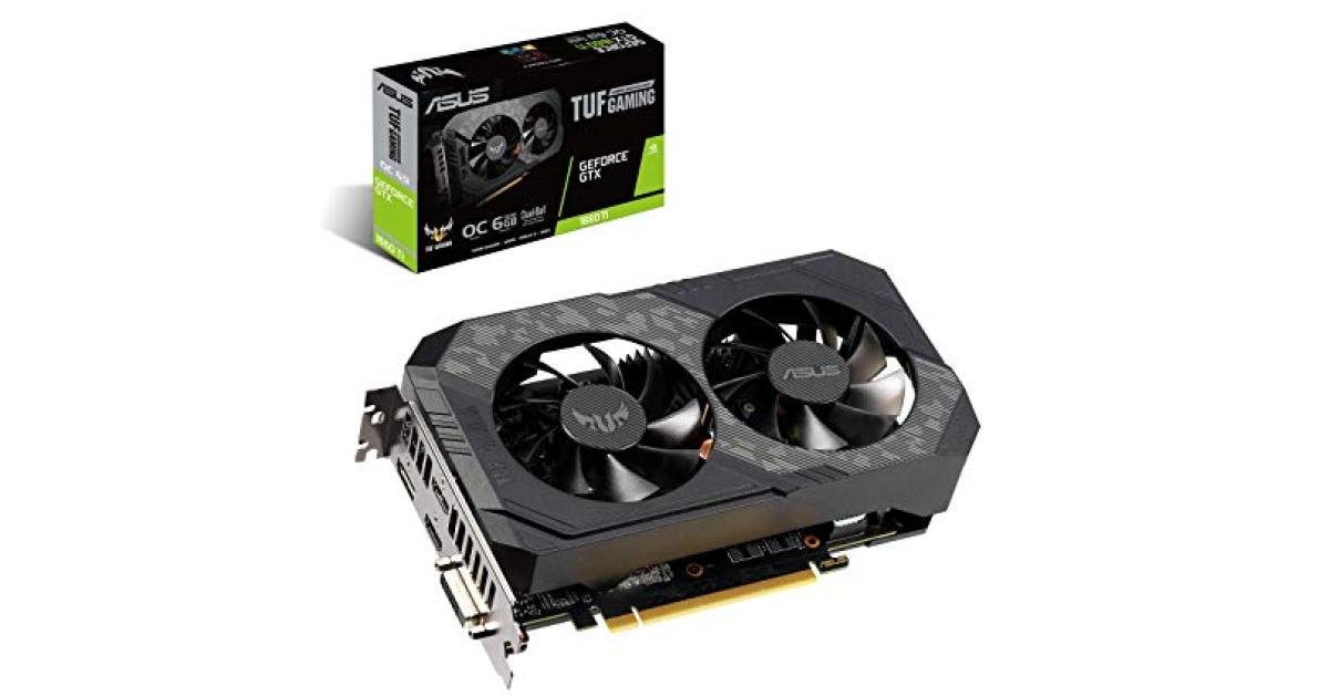 Asus TUF Gaming NVIDIA GTX 1660Ti OC 6GB GDDR6-Graphics Card | GTX Tuf ...