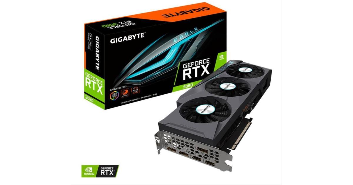 Gigabyte GeForce RTX™ 3080 EAGLE OC 10GB GDDR6X | 3080 EAGLE | OS | Jordan