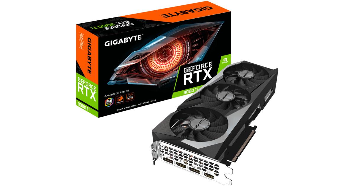 Gigabyte GeForce RTX™ 3060 Ti GAMING OC PRO 8GB GDDR6 | 3060TI GAMING ...