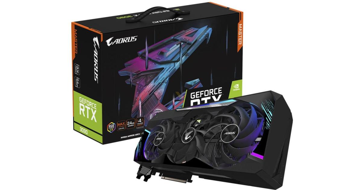Gigabyte AORUS GeForce RTX 3080 MASTER GDDR6X 10GB -Graphics Card ...