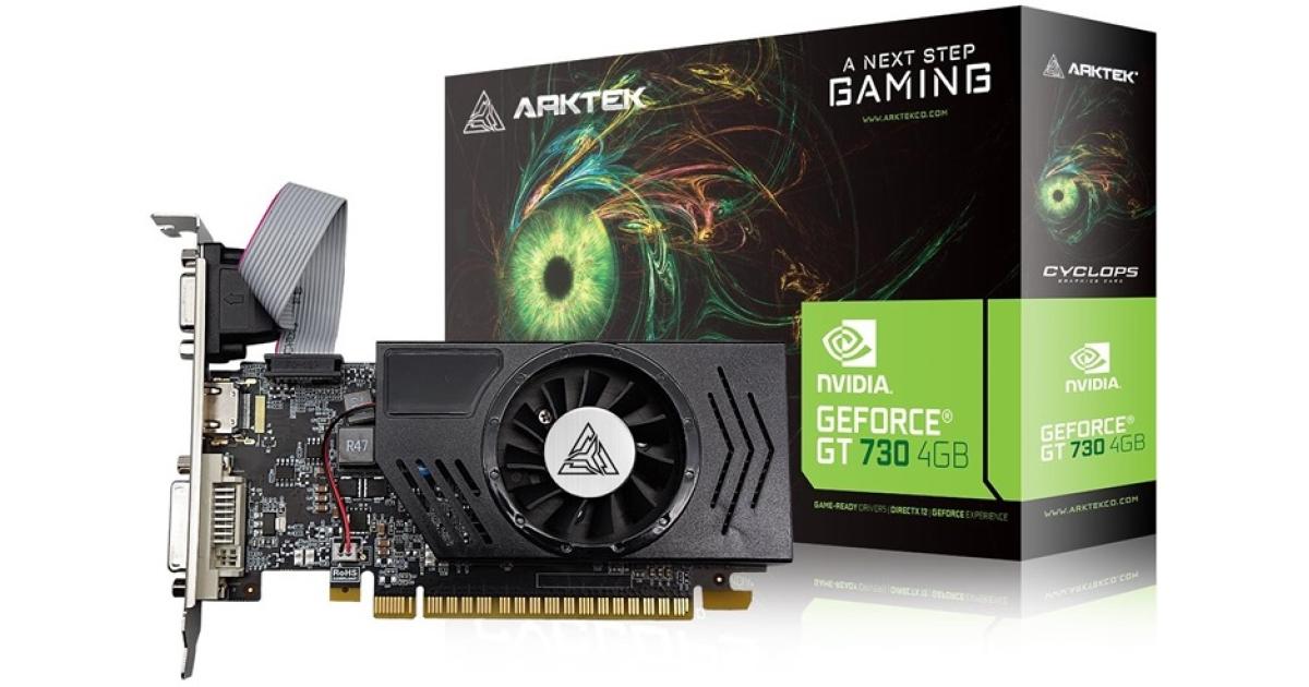 ARKTEK Cyclops Geforce GT 730 4GB GDDR3 - Graphics Card | AKN730D3S4GL1 | OS | Jordan