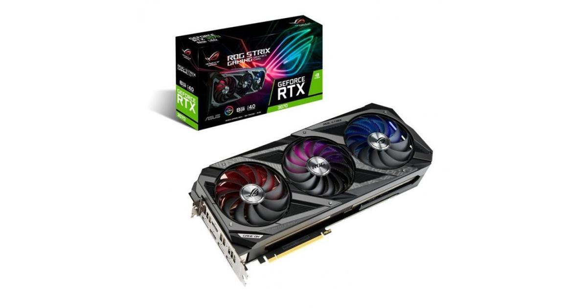 ASUS ROG-STRIX-RTX 3070-O8G-GAMING GDDR6 Graphics Card | ASUS ROG-STRIX ...