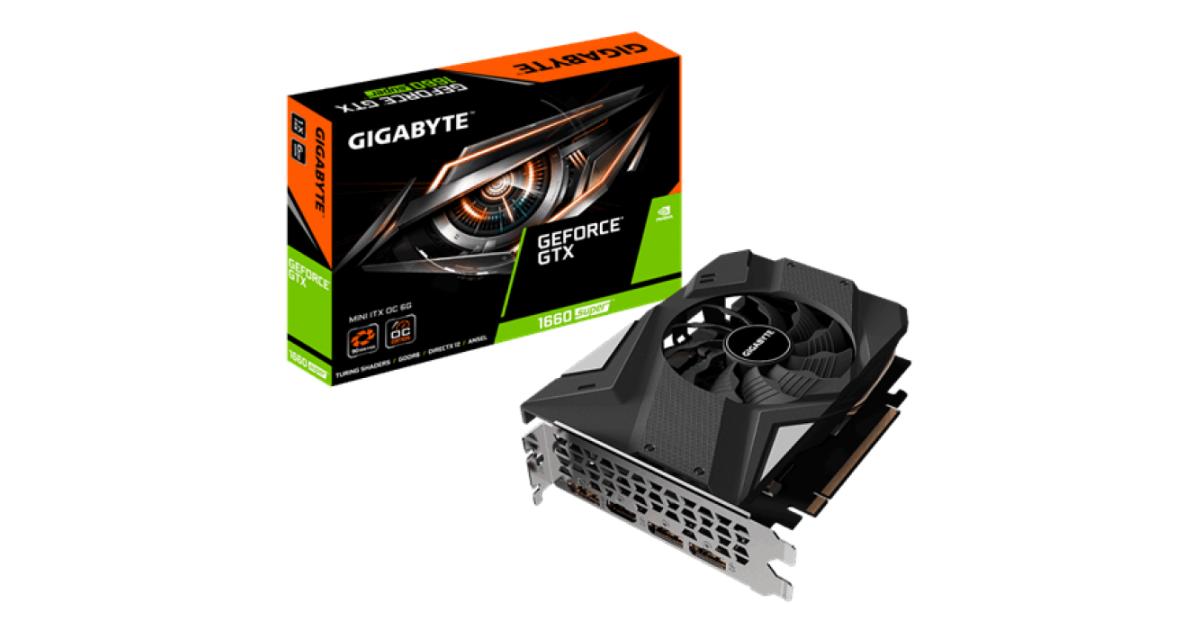 Gigabyte NVIDIA GTX 1660 SUPER MINI ITX OC 6G | 1660 SUPER 6G OC MINI ...