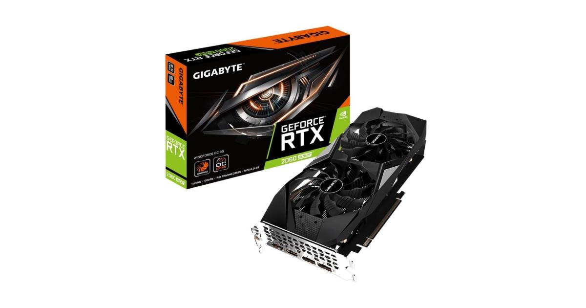 Gigabyte RTX 2060 SUPER 8GB GDDR6 WINDFORCE OC | 2060 super OC | OS ...
