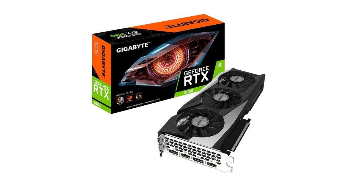 GIGABYTE GeForce RTX 3060 Gaming OC 12G 3X WINDFORCE Fans,GDDR6 ...