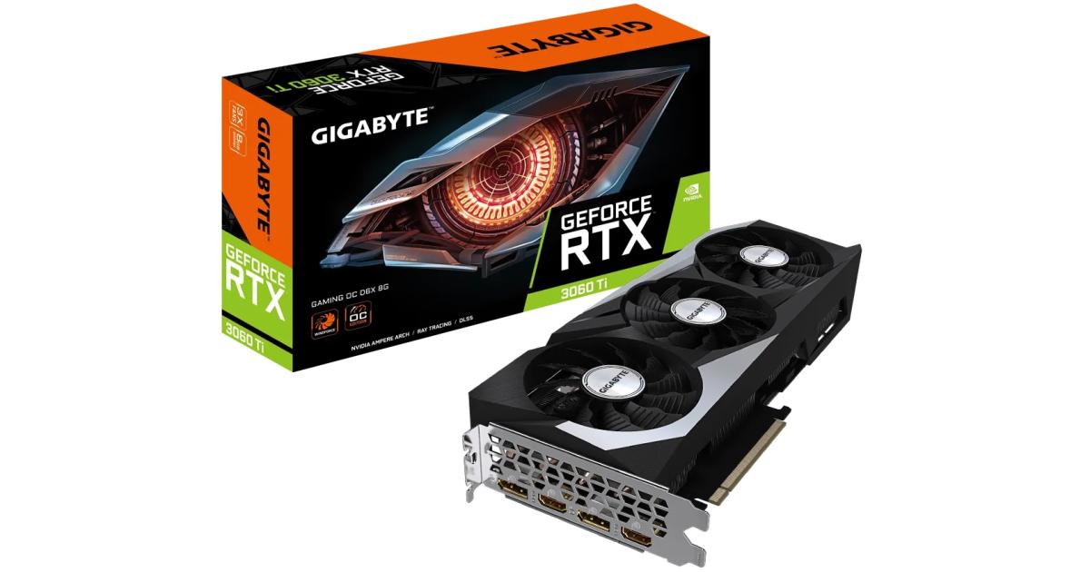 Gigabyte GeForce RTX™ 3060 Ti GAMING OC 8GB GDDR6X - Graphics Card | GV ...