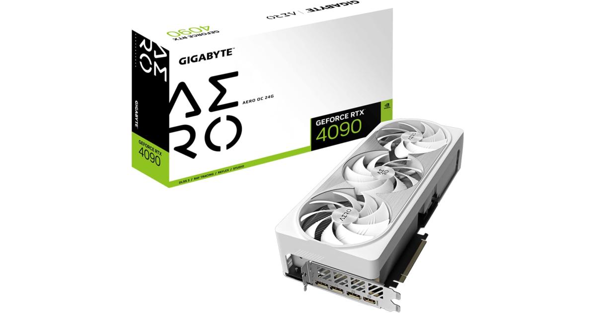 GIGABYTE GeForce RTX 4090 AERO OC 24GB GDDR6X - Graphics Card | GV ...