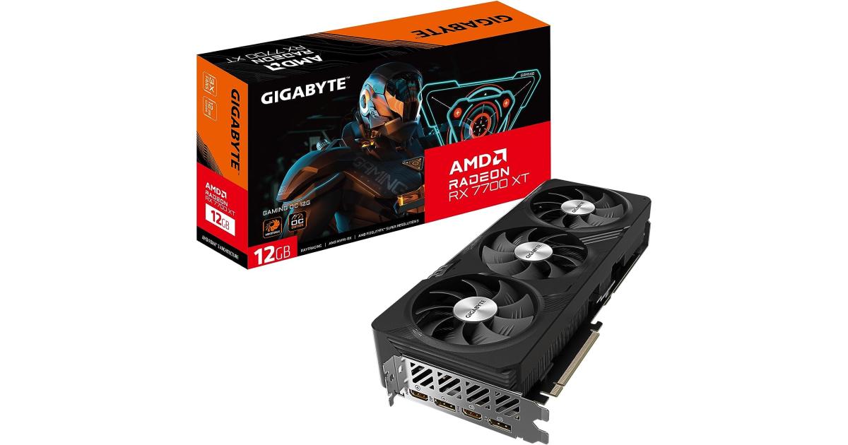 GIGABYTE AMD Radeon RX 7700 XT GAMING OC 12GB GDDR6 - Graphics Card ...