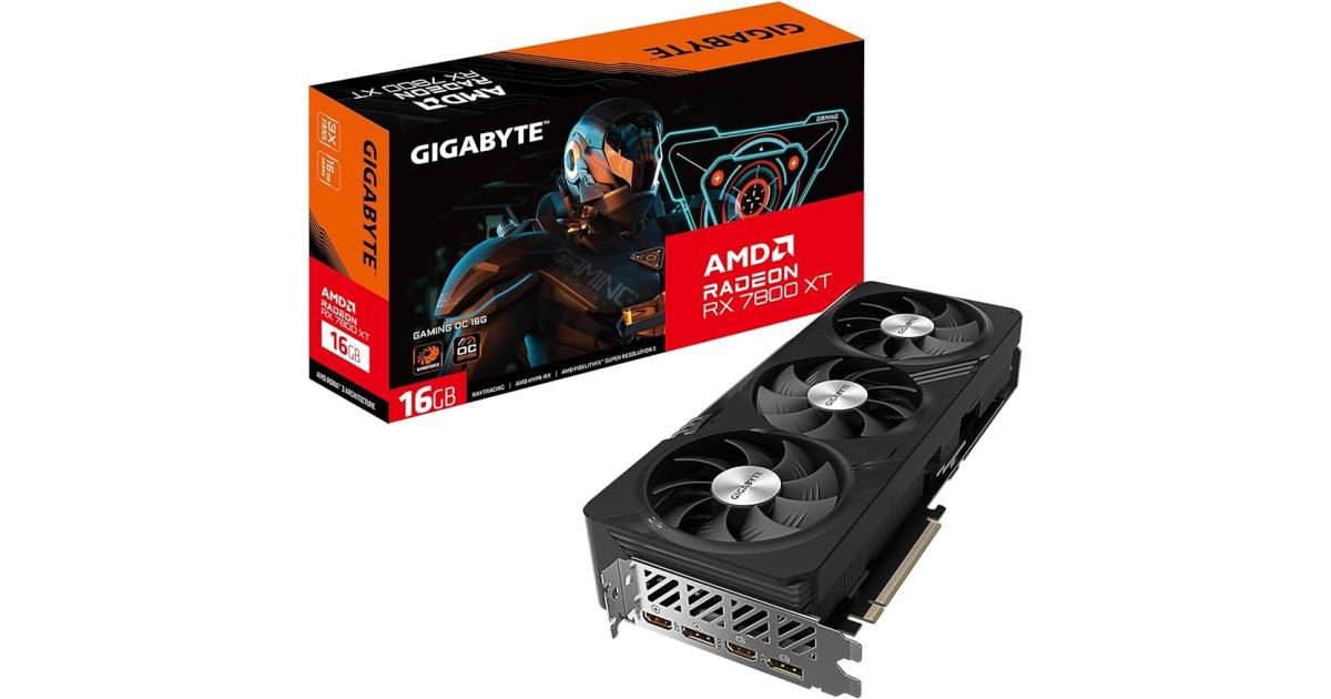 GIGABYTE AMD Radeon RX 7800 XT GAMING OC 16GB GDDR6 - Graphics Card ...