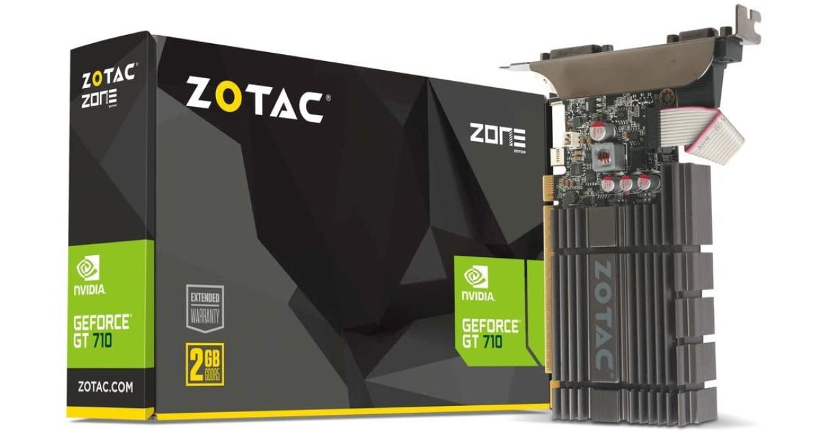 ZOTAC GT 710 2GB Zone Edition DDR3 - Graphics Card | ZOTAC GT 710 2GB ...