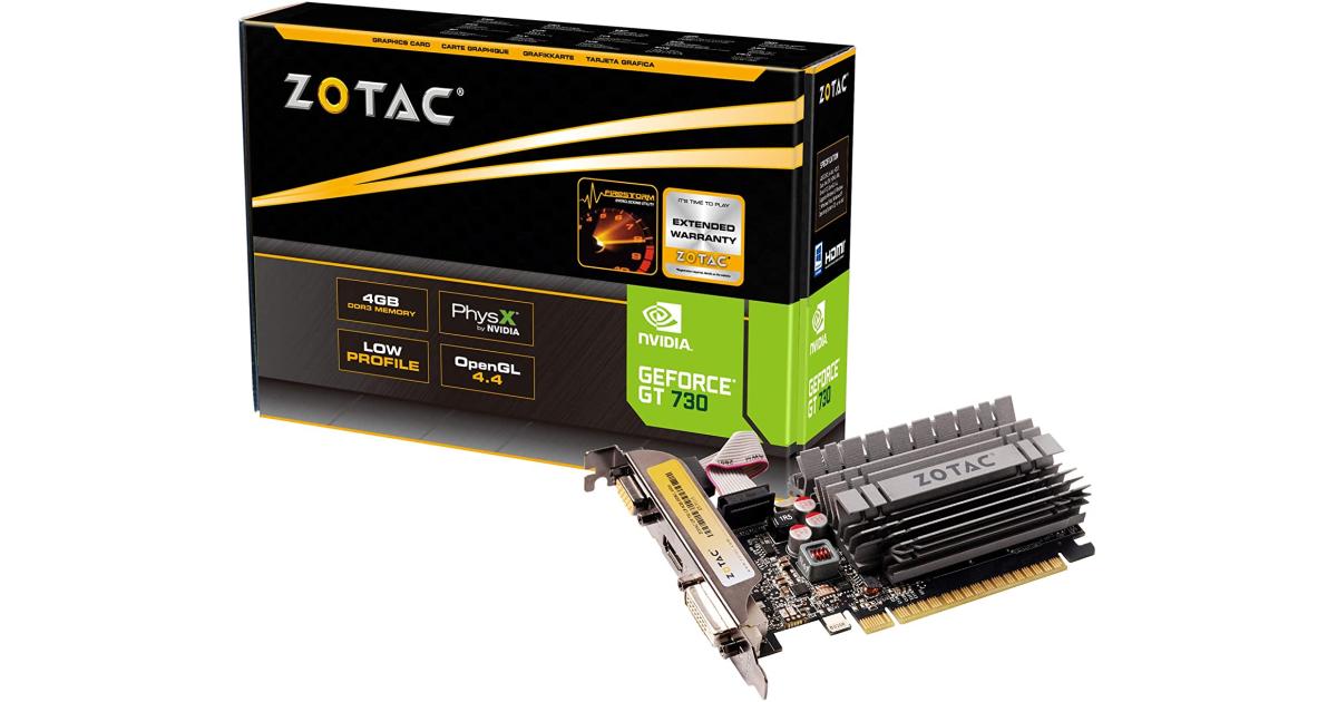 ZOTAC GT 730 4GB Zone Edition DDR3 - Graphics Card | ZOTAC GT 730 4GB ...