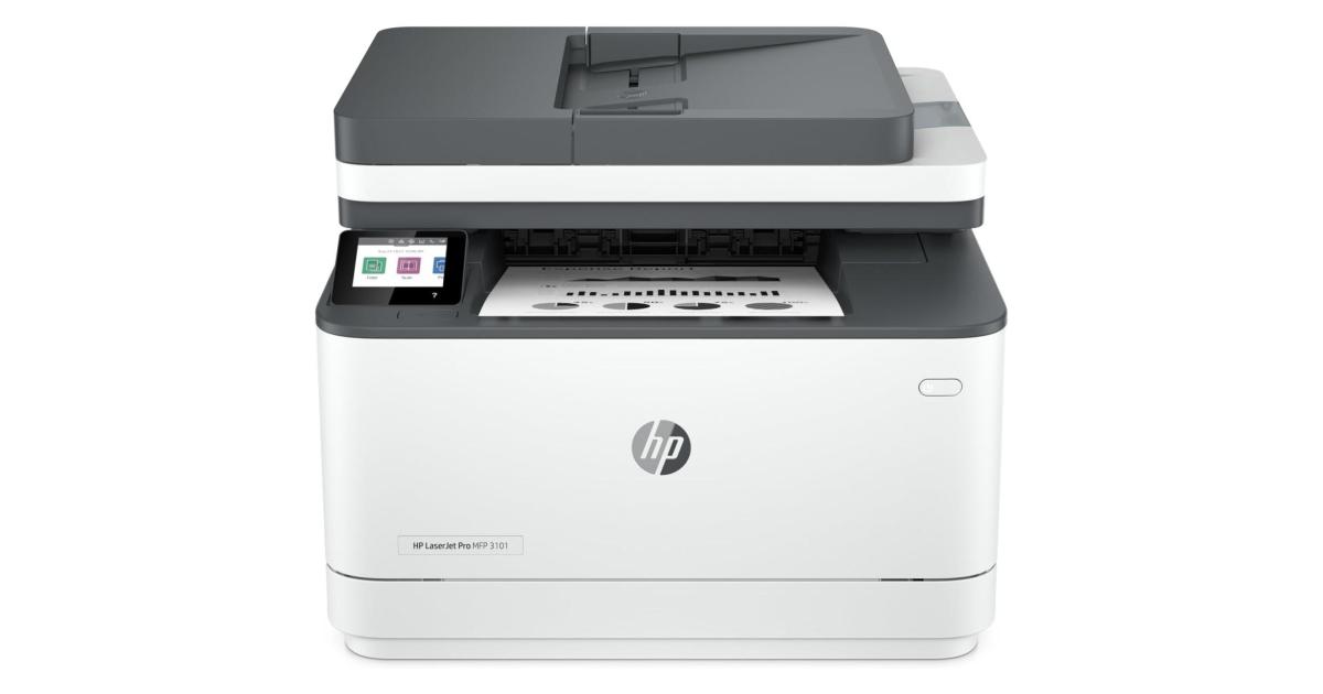HP LaserJet Pro MFP 3103fdw Mono Laser Multifunction 4-In-One Printer ...