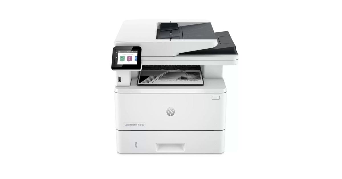 HP LaserJet Pro MFP 4103fdw Printer MONO Laser Multifunction 4-In-One ...