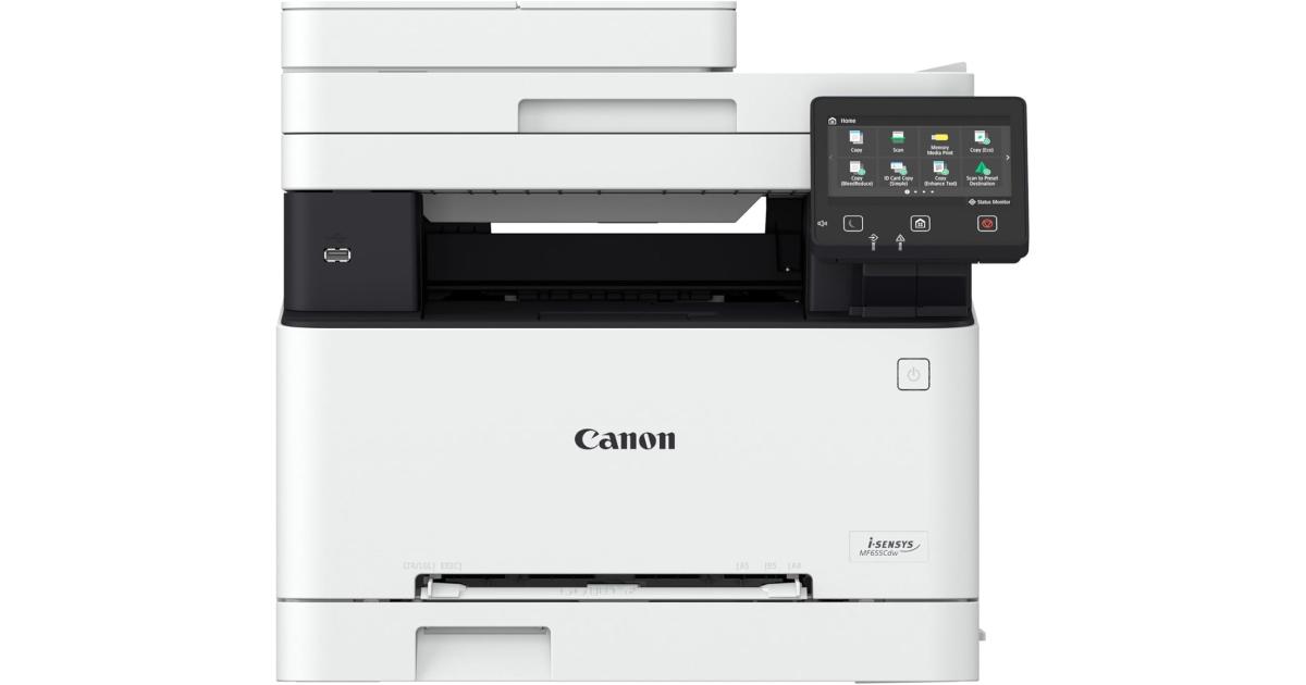 Canon i-SENSYS MF655Cdw Wireless Colour Multifunction Laser Printer - A4, Print, Copy, Scan - 21 ...
