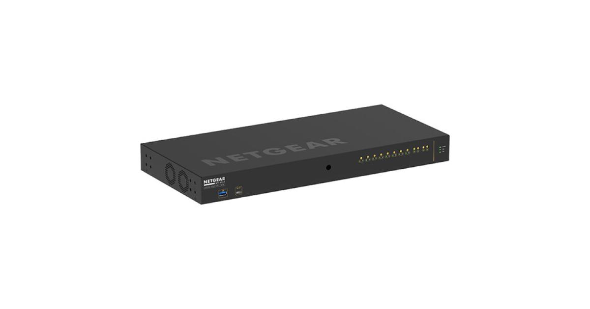 Netgear AV Line M4250 GSM4212P 8-Port Gigabit PoE+ Compliant Managed AV ...