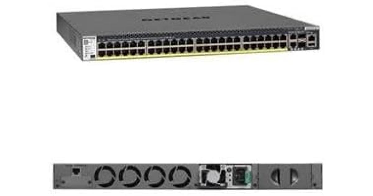 NETGEAR M4300-52G-PoE+ 48 Port Switch GSM4352PA | L3 Managed Stackable ...